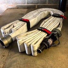 Red Tabbed 2" by 23" Hose Bundle Straps | Citizens First Fire Training