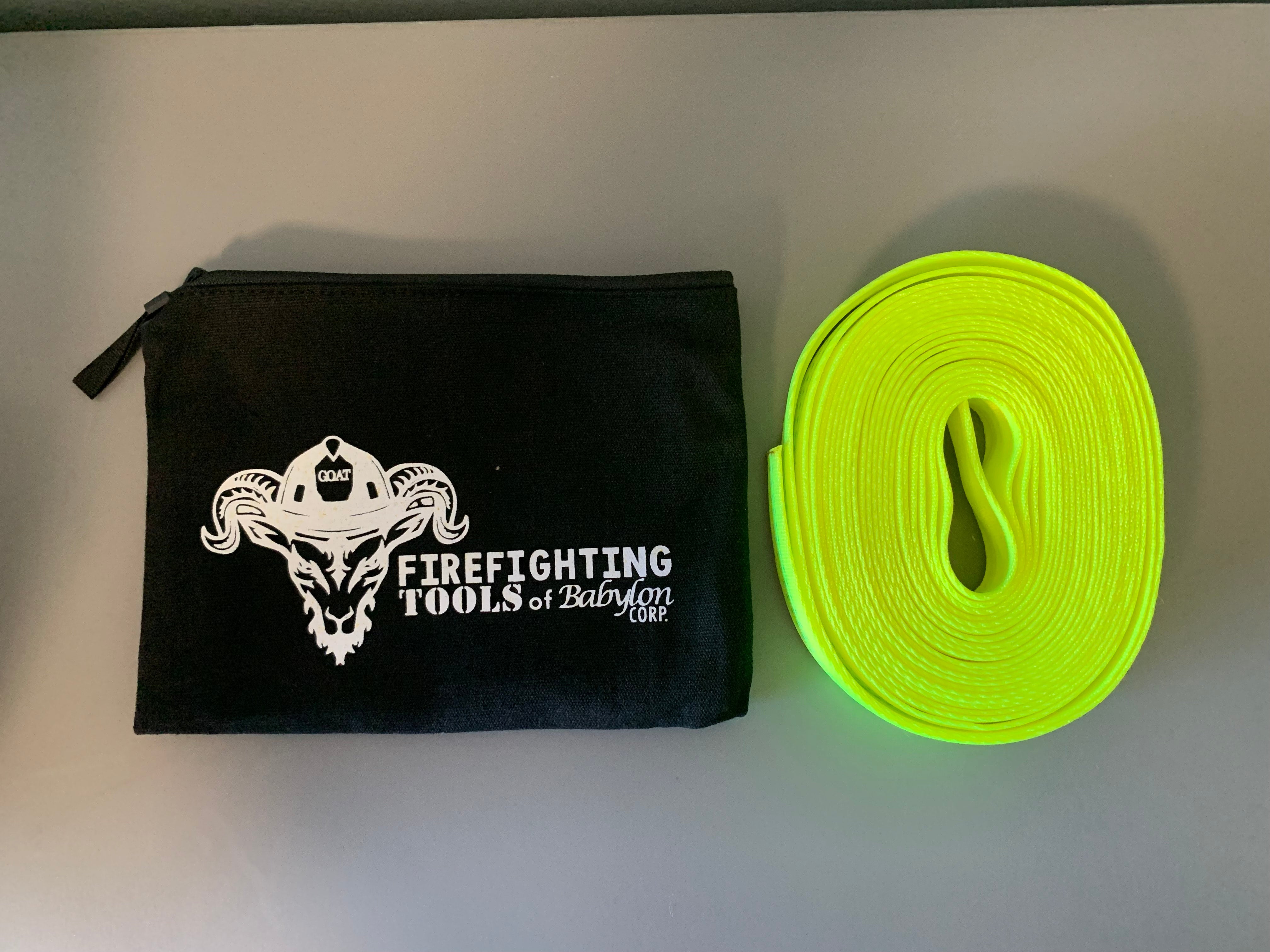 Firefighter Rescue Webbing 24' with bag | Citizens First Fire Training