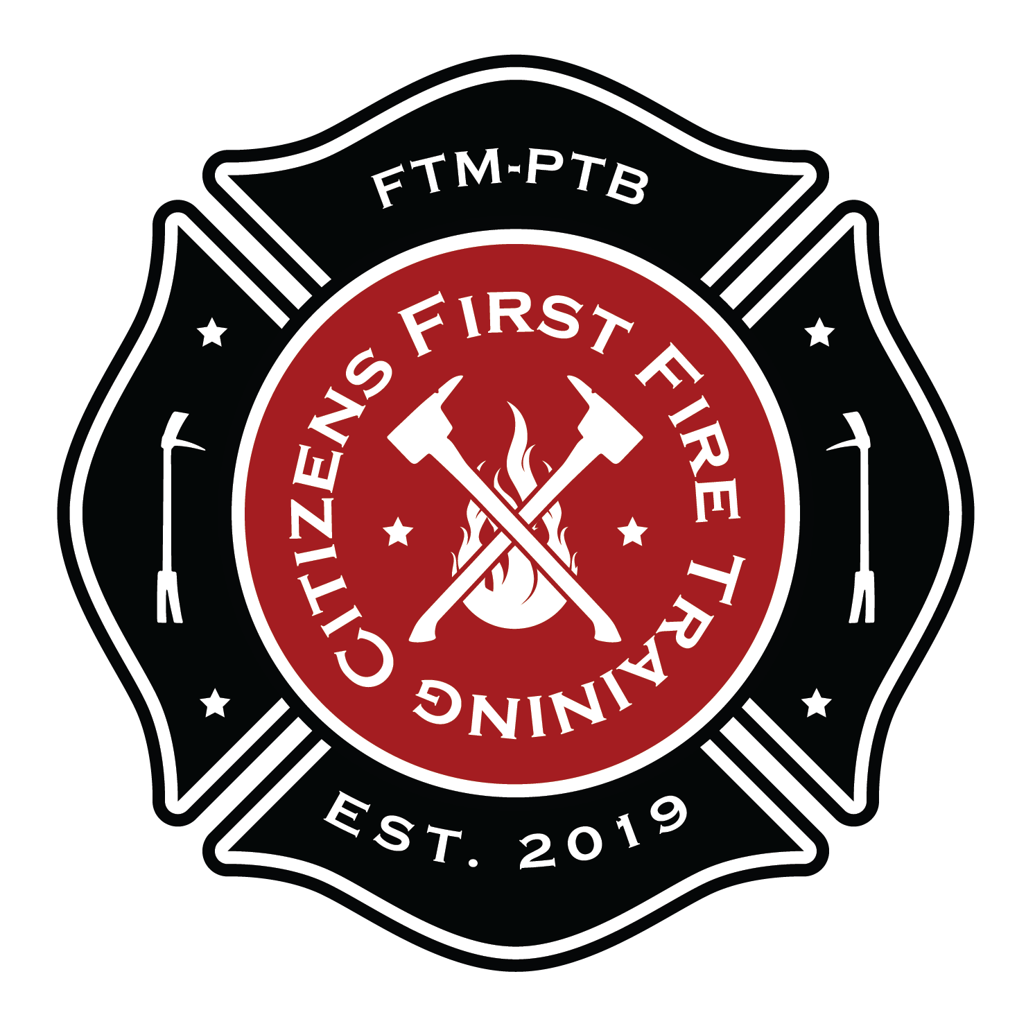 Original Logo Helmet Sticker | Citizens First Fire Training