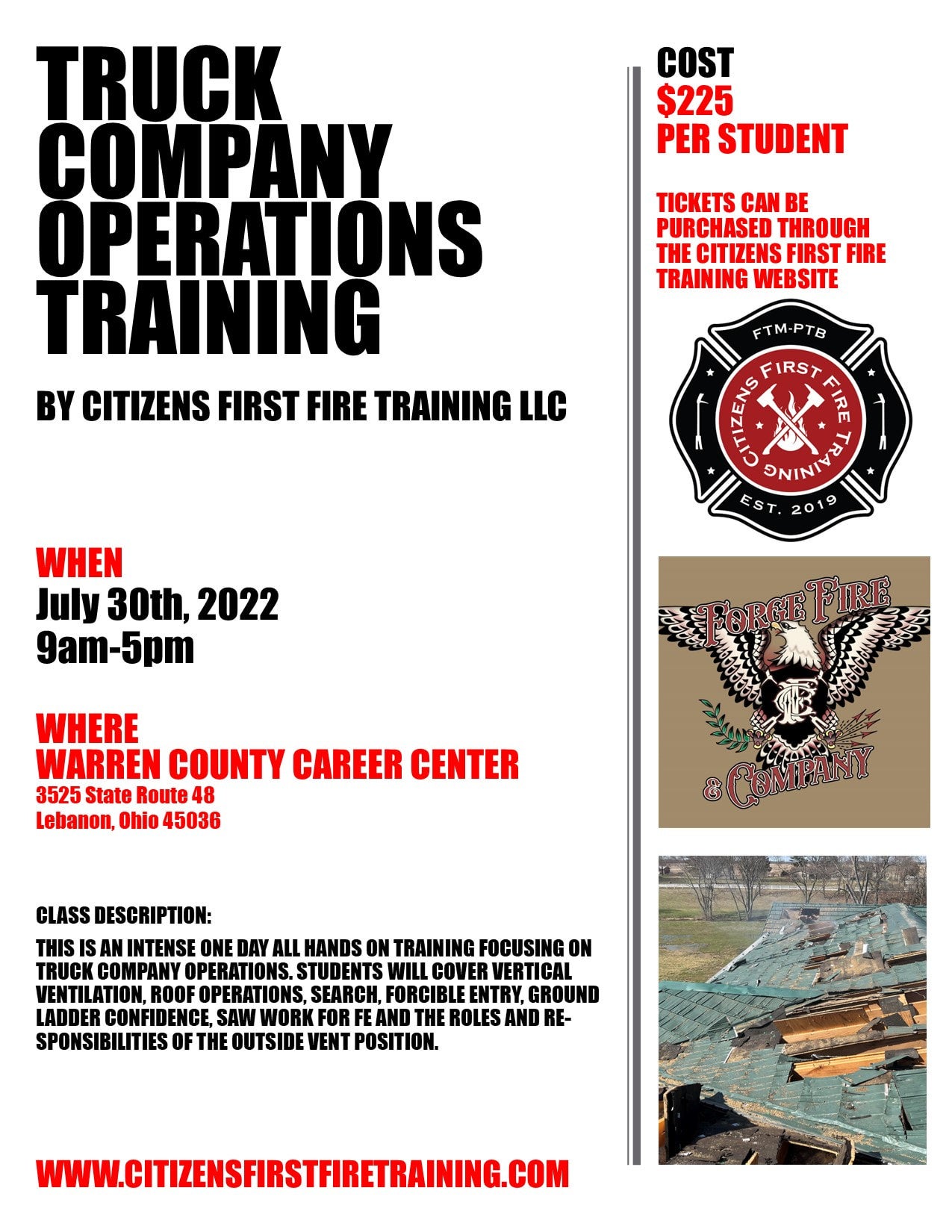 Truck Operations Course | Citizens First Fire Training