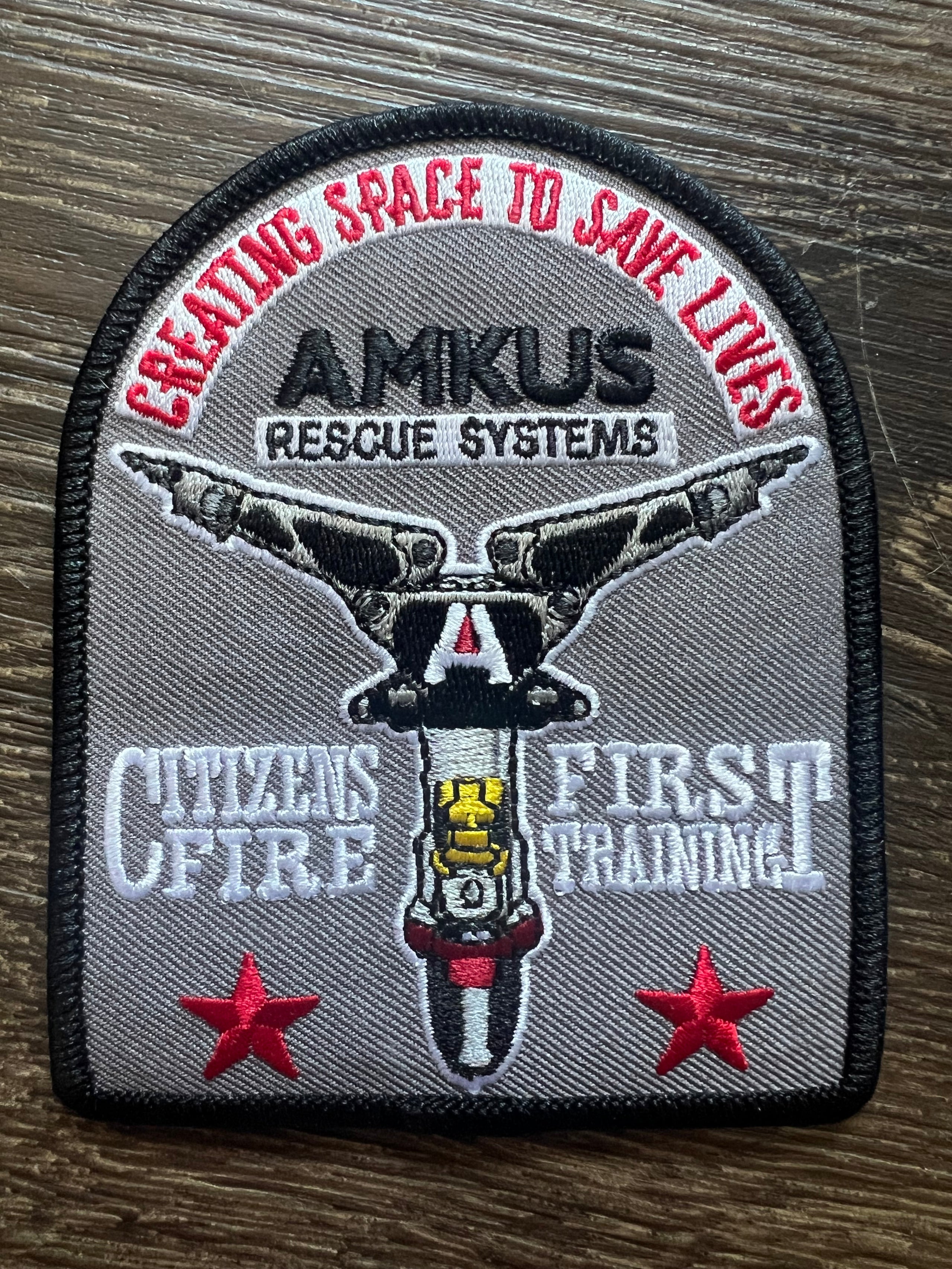 Creating Space To Save Lives Patch | Citizens First Fire Training