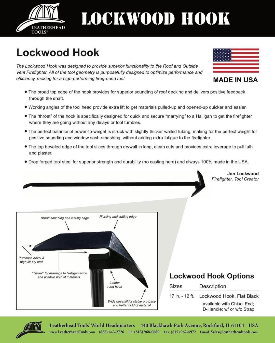 Lockwood Hook | Citizens First Fire Training